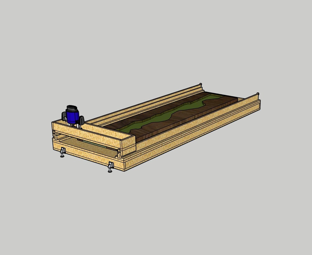 Router Sled Workstation Plans: DIY Slab Flattening (PDF Download) - Etsy