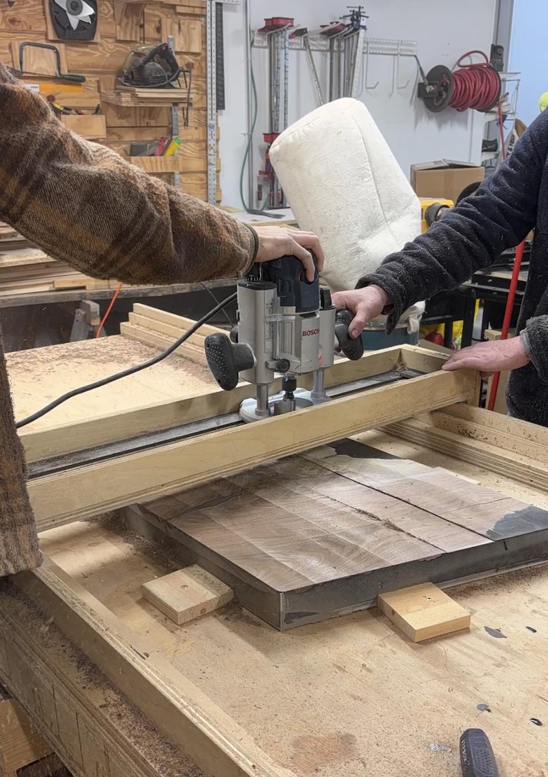 Router Sled Workstation Plans: DIY Slab Flattening (PDF Download) - Etsy