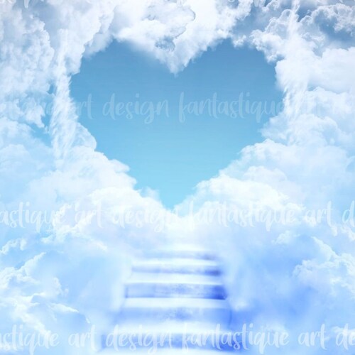 In Loving Memory PNG Memorial PNG Background Heart Cloud and - Etsy