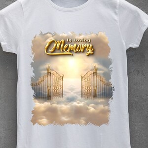 Golden Memorial PNG, in Loving Memory, Golden Gates Background, Funeral ...
