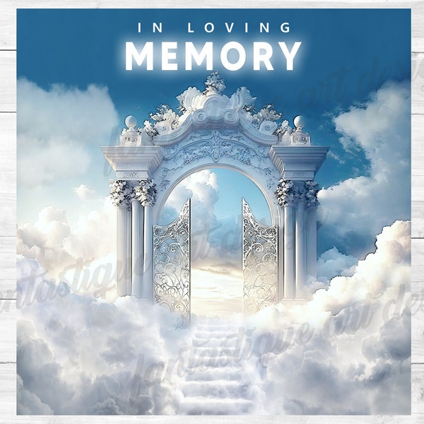 In Loving Memory Png Blue - Etsy