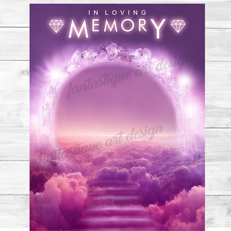 Purple Heaven Background - Etsy