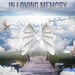 Blue in Loving Memory PNG, Memorial Background, Angel Wings in a ...
