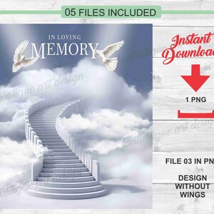 BLUE in Loving Memory PNG Memorial Template Add (Download Now) - Etsy