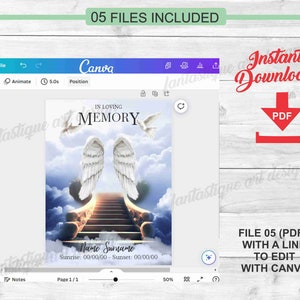 Blue in Loving Memory PNG Memorial Template Sublimation - Etsy