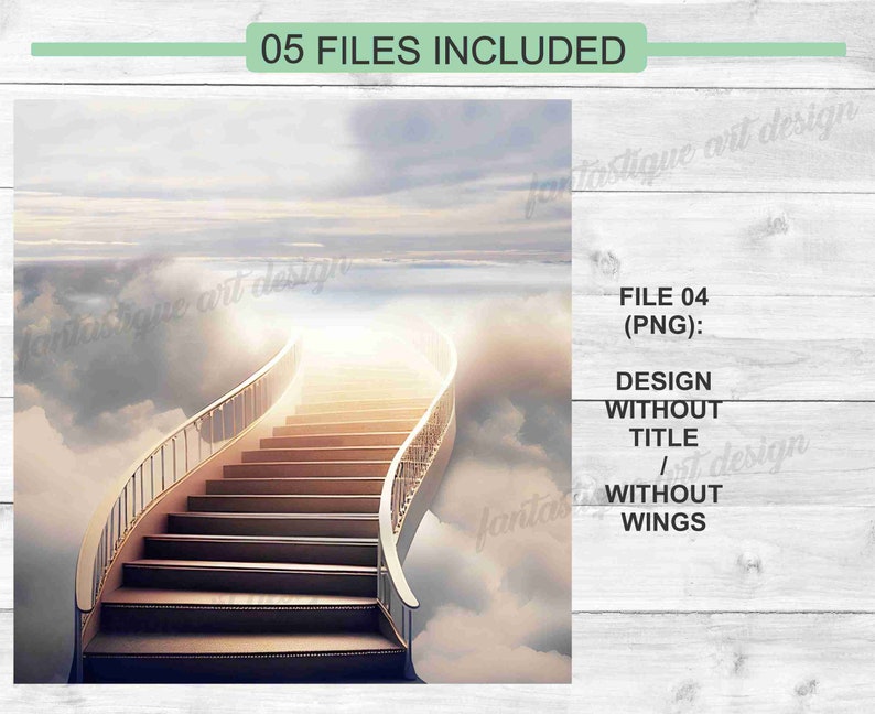 In Loving Memory PNG Memorial Background Template Gold Stairs - Etsy