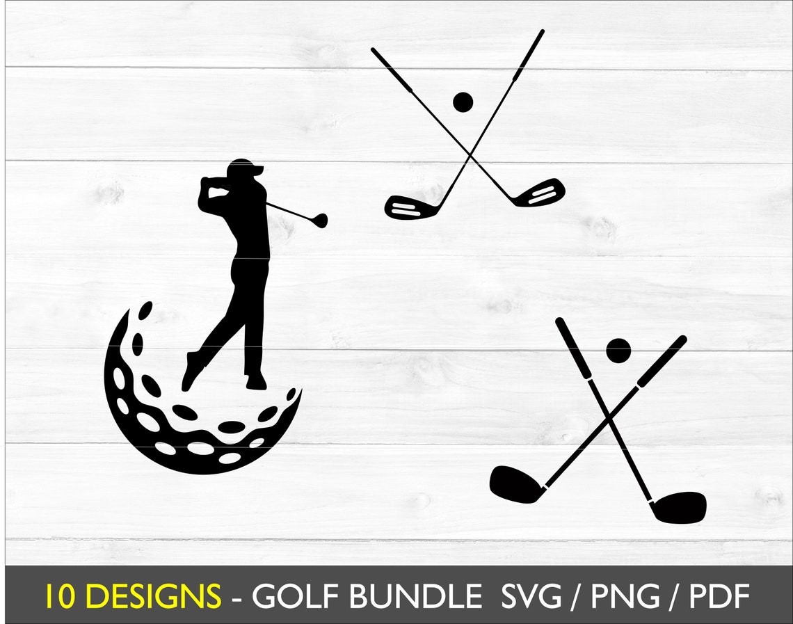 Golf SVG Bundle Golf Club Set of 10 Designs Golf Ball Svg - Etsy
