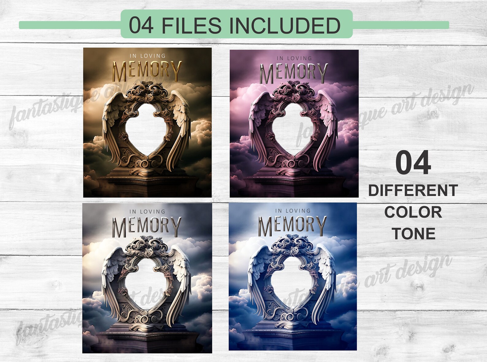 In Loving Memory PNG, Photo Template Memorial PNG, Transparent Frame to ...