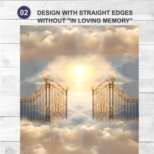 Golden Memorial PNG, in Loving Memory, Golden Gates Background, Funeral ...