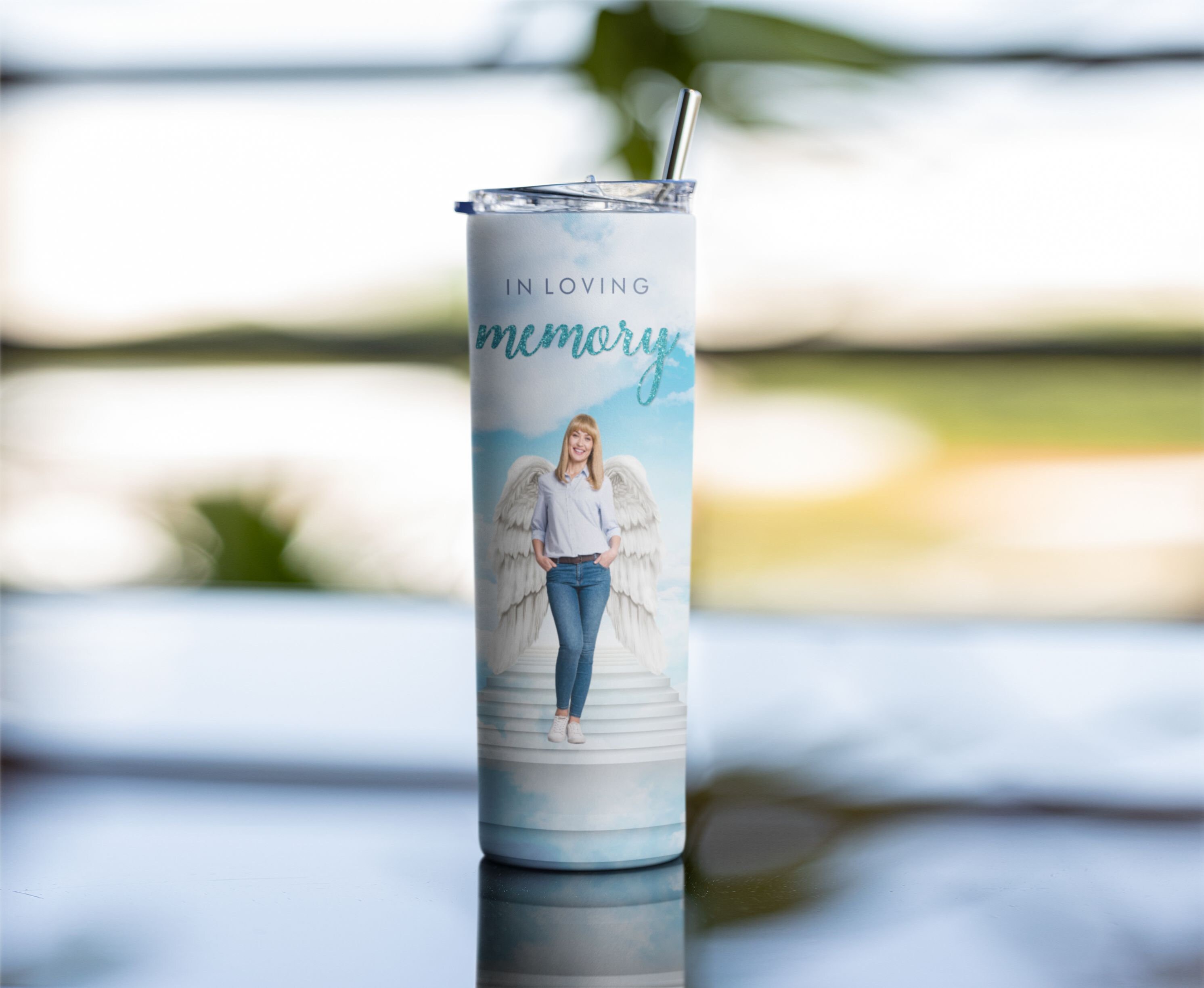 Memorial Tumbler Wrap Memorial Sublimation Tumbler Designs - Etsy