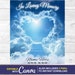 Blue in Loving Memory Background, Gold Heavens Gate PNG Rest in Peace ...