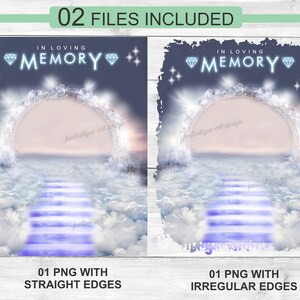 Blue Crystal in Loving Memory PNG, Heavens Gate Memorial Background ...