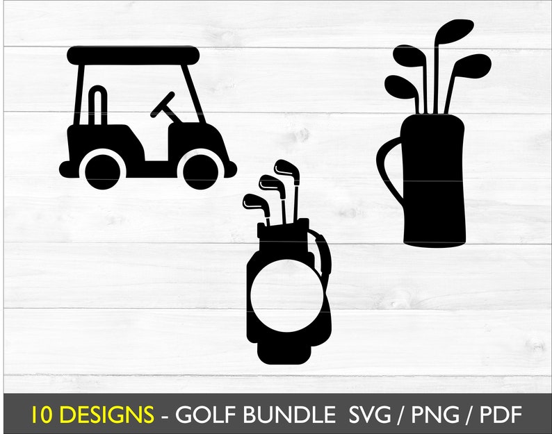 Golf SVG Bundle Golf Club Set of 10 Designs Golf Ball Svg - Etsy
