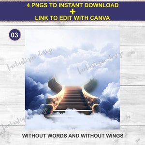 Blue in Loving Memory PNG, Memorial Template, Sublimation Design ...
