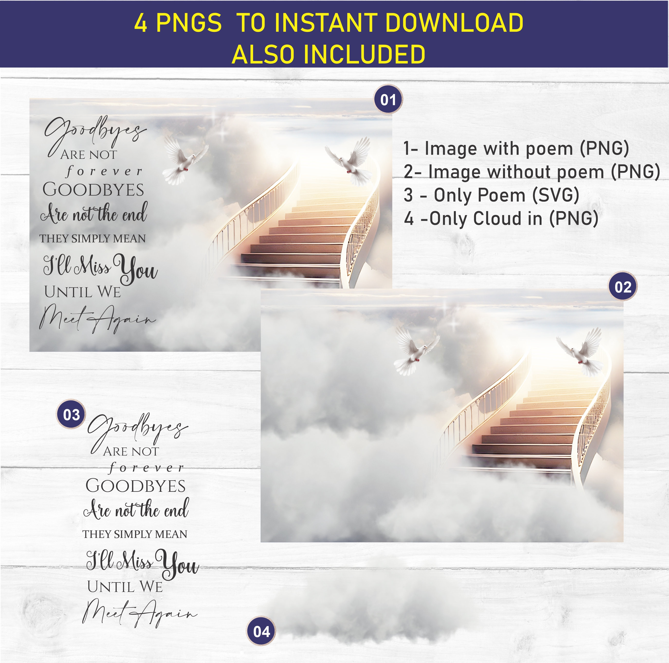 Memorial Poem PNG, EDITABLE Template in Loving Memory PNG, Add Pictures ...
