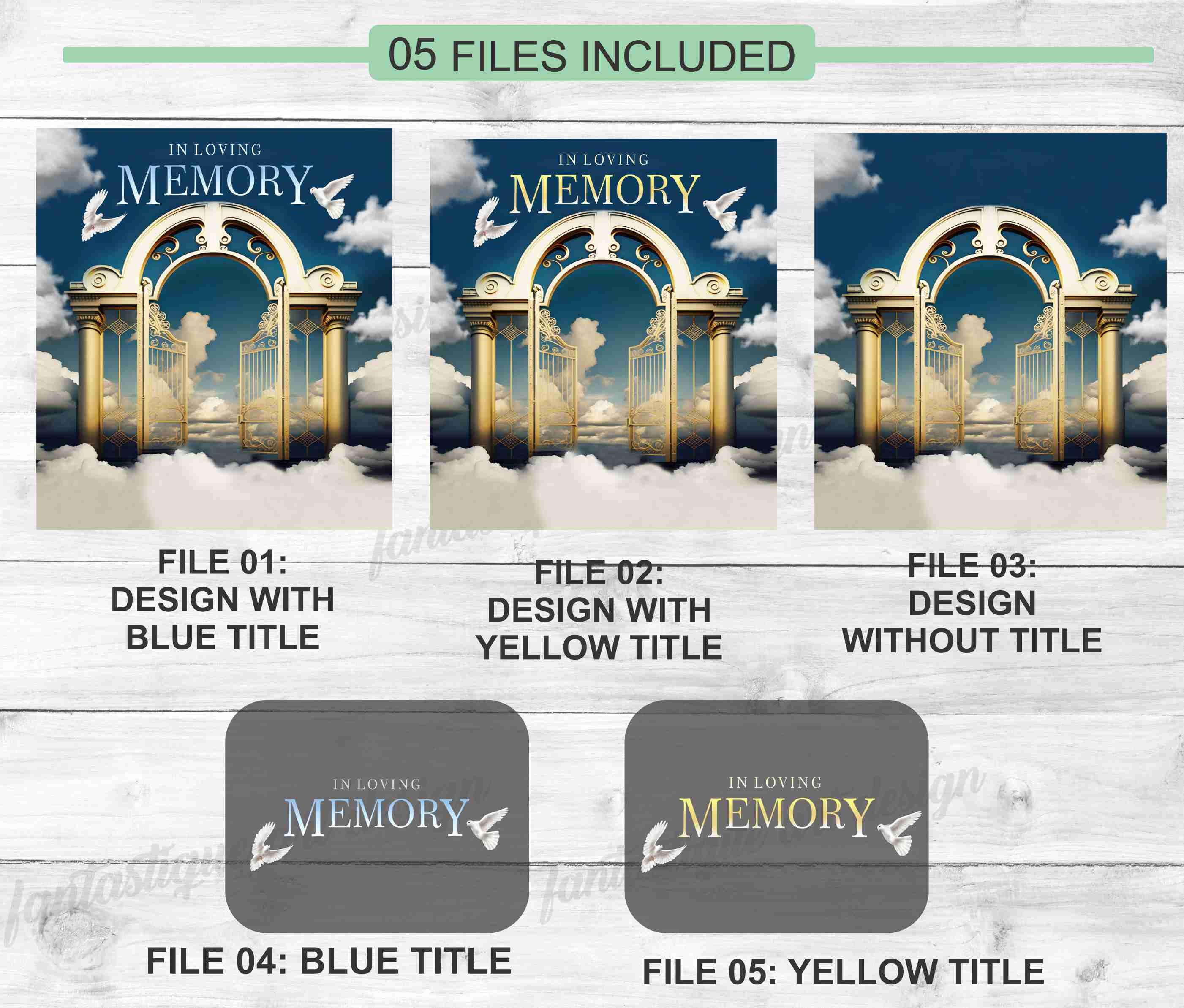 In Loving Memory PNG, Memorial Background Template, Funeral Gift, RIP ...