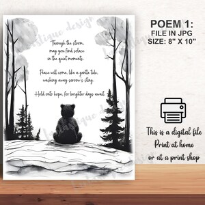 Remembrance Poem, in Loving Memory Poem JPG, Memorial Bundle of 6 Files ...