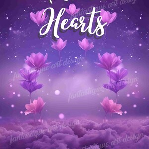 Purple in Loving Memory PNG Template, Editable Memorial, Add Photos ...