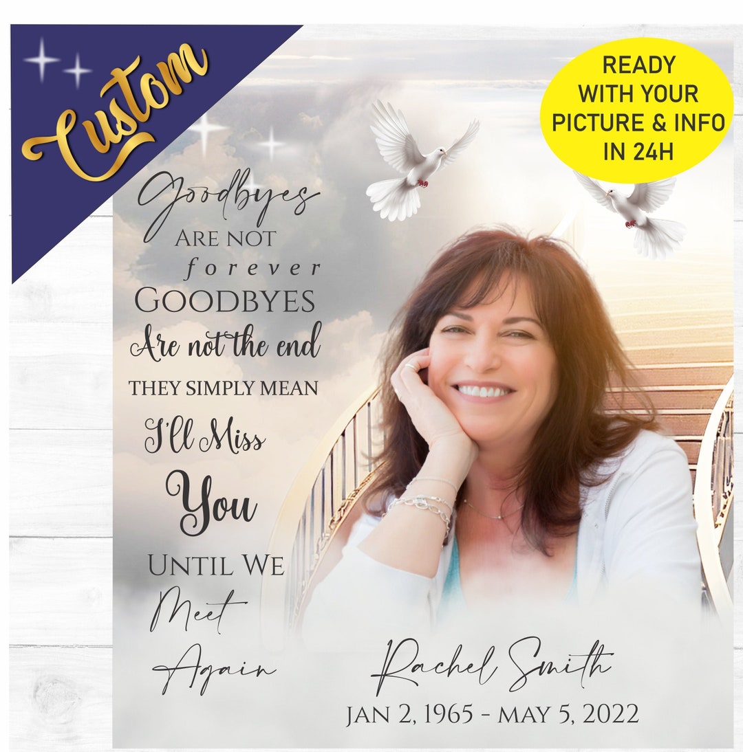 Custom in Loving Memory, Personalized Photo Memorial, Your Picture and ...