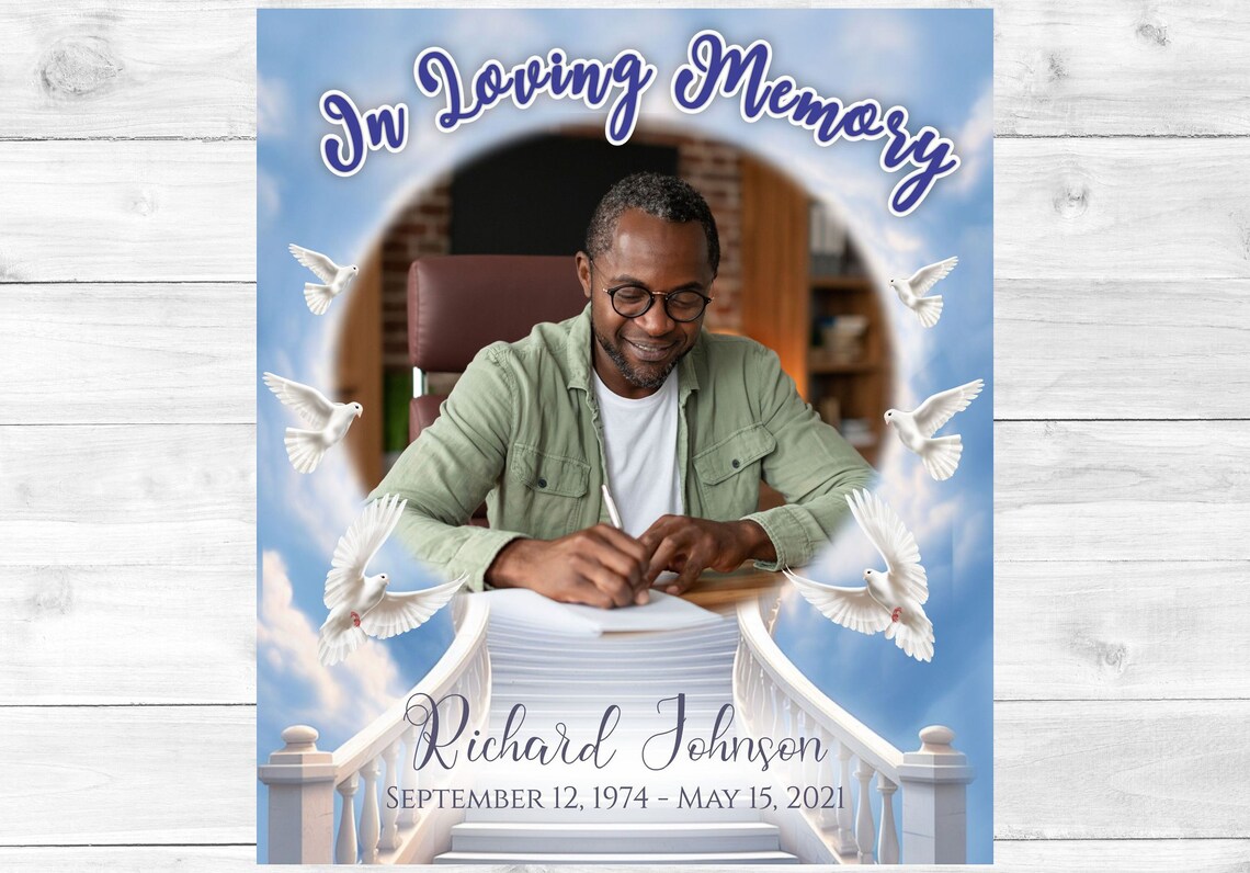 In Loving Memory PNG | Photo Template Memorial PNG | Transparent Frame ...