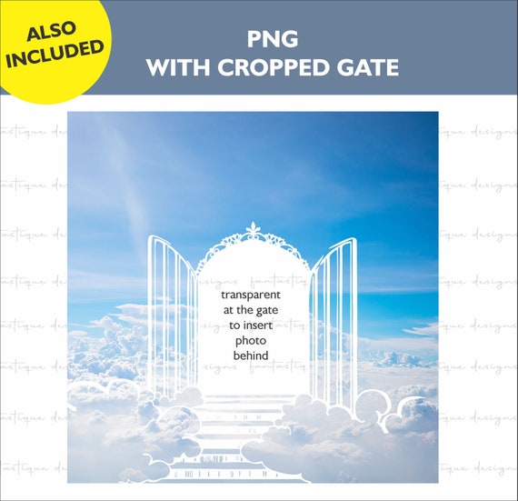 In Loving Memory PNG Memorial PNG Heaven Gate Frame - Etsy