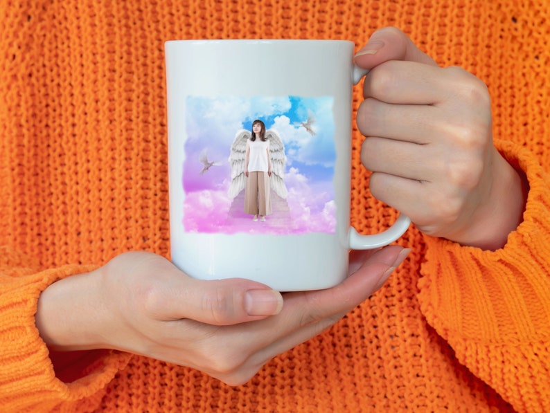 Memorial Background PNG Angel Wings PNG Purple RIP - Etsy