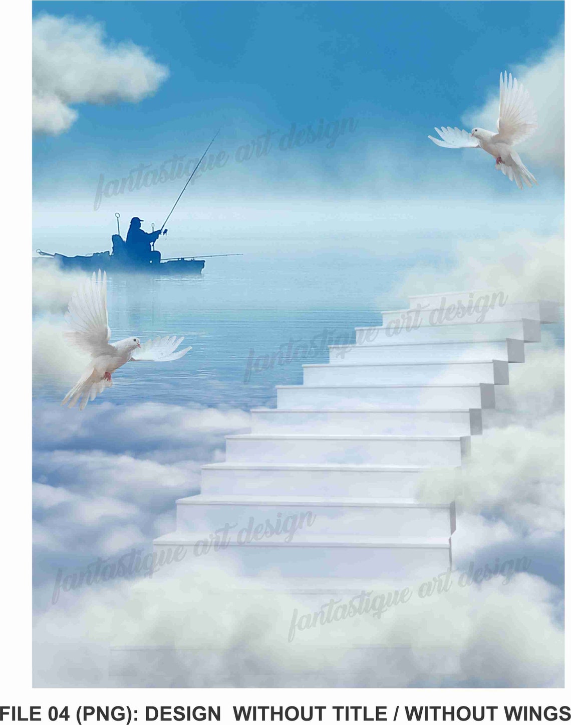 In Loving Memory PNG, Fisherman Memorial Background, Man Fishing ...