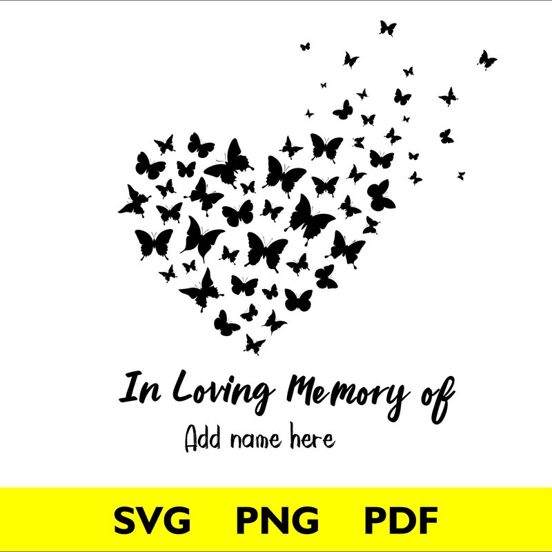 In Loving Memory Svg - Etsy