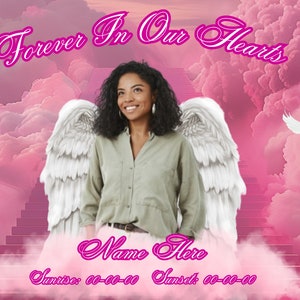 In Loving Memory Design Bundle, EDITABLE Memorial 12 Templates Heaven ...