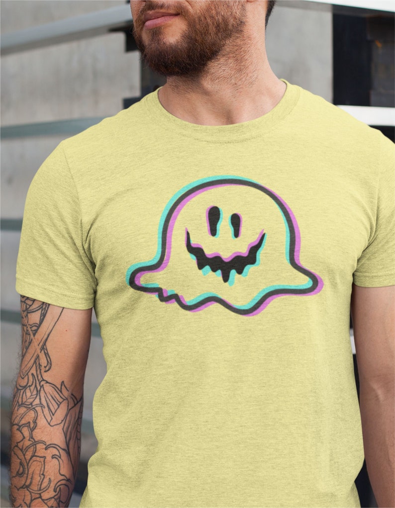 Smiley Face SVG Bundle of 03 Designs Groovy Glitch Style - Etsy