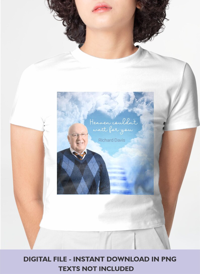 In Loving Memory PNG Memorial PNG Background Heart Cloud and - Etsy