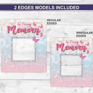 In Loving Memory PNG Pink Heaven, Glitter Memorial, Instant Download ...