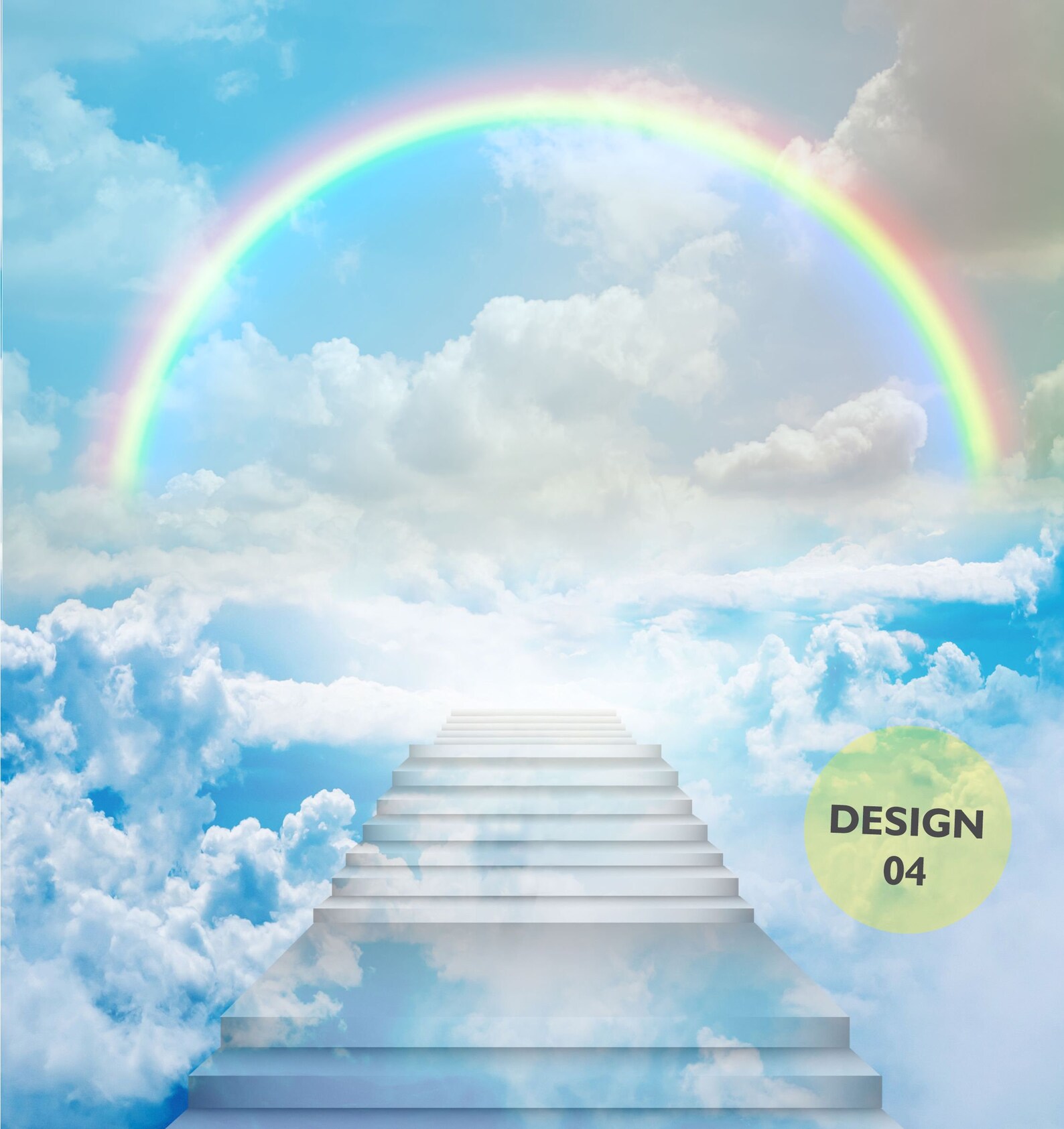 In Loving Memory PNG Rainbow Stairs to Heaven Memorial - Etsy