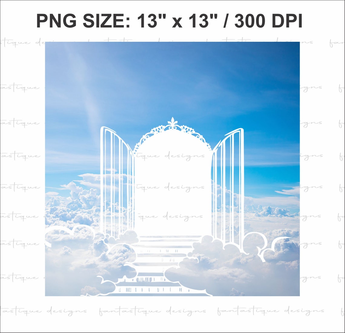 In Loving Memory PNG Memorial PNG Heaven Gate Frame - Etsy