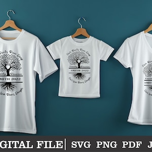 Family Reunion SVG Png Pdf | Family Tree Shirt Cricut Design, Our Roots ...