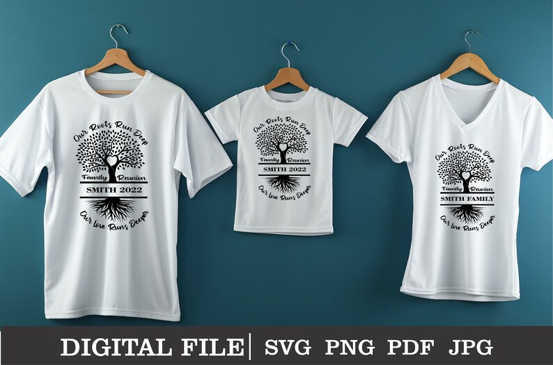 Family Reunion SVG Png Pdf | Family Tree Shirt Cricut Design, Our Roots ...