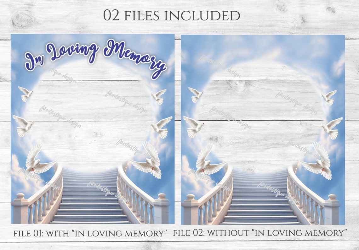 In Loving Memory PNG | Photo Template Memorial PNG | Transparent Frame ...