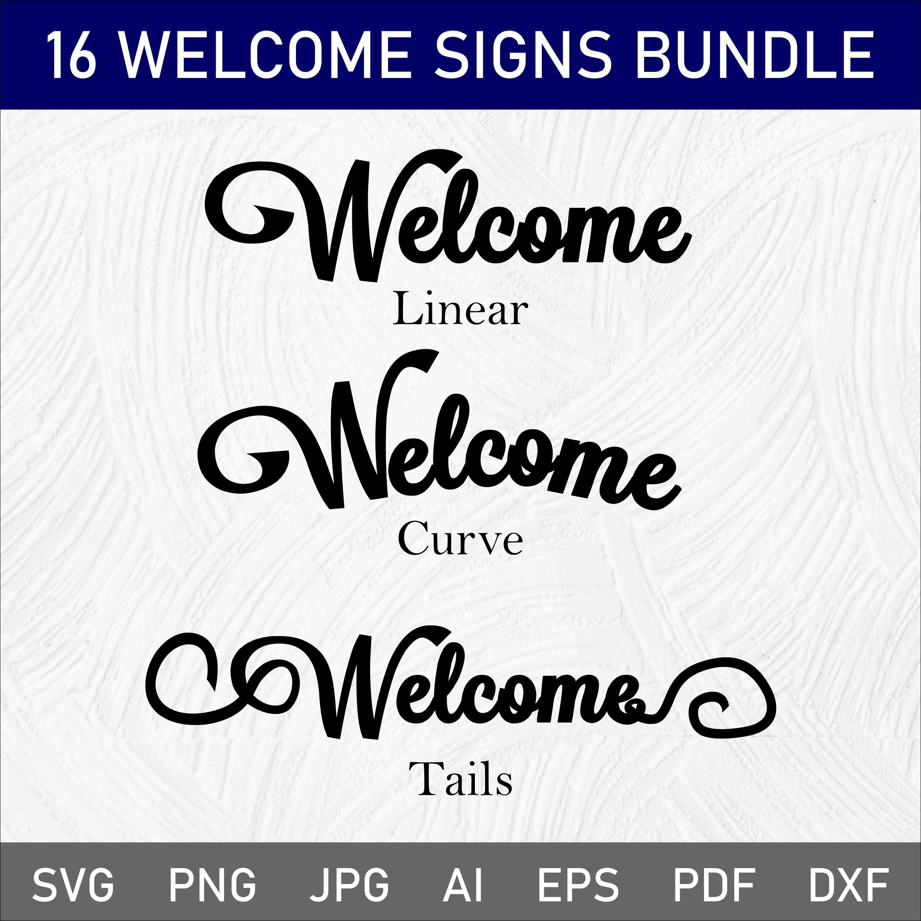 Welcome Sign SVG File to Cricut Laser Cut File Welcome Home - Etsy