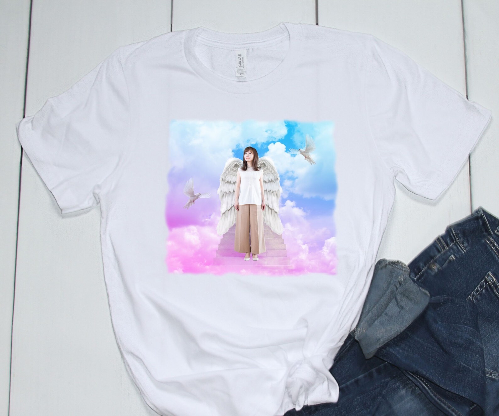 Memorial Background PNG Angel Wings PNG Purple RIP - Etsy