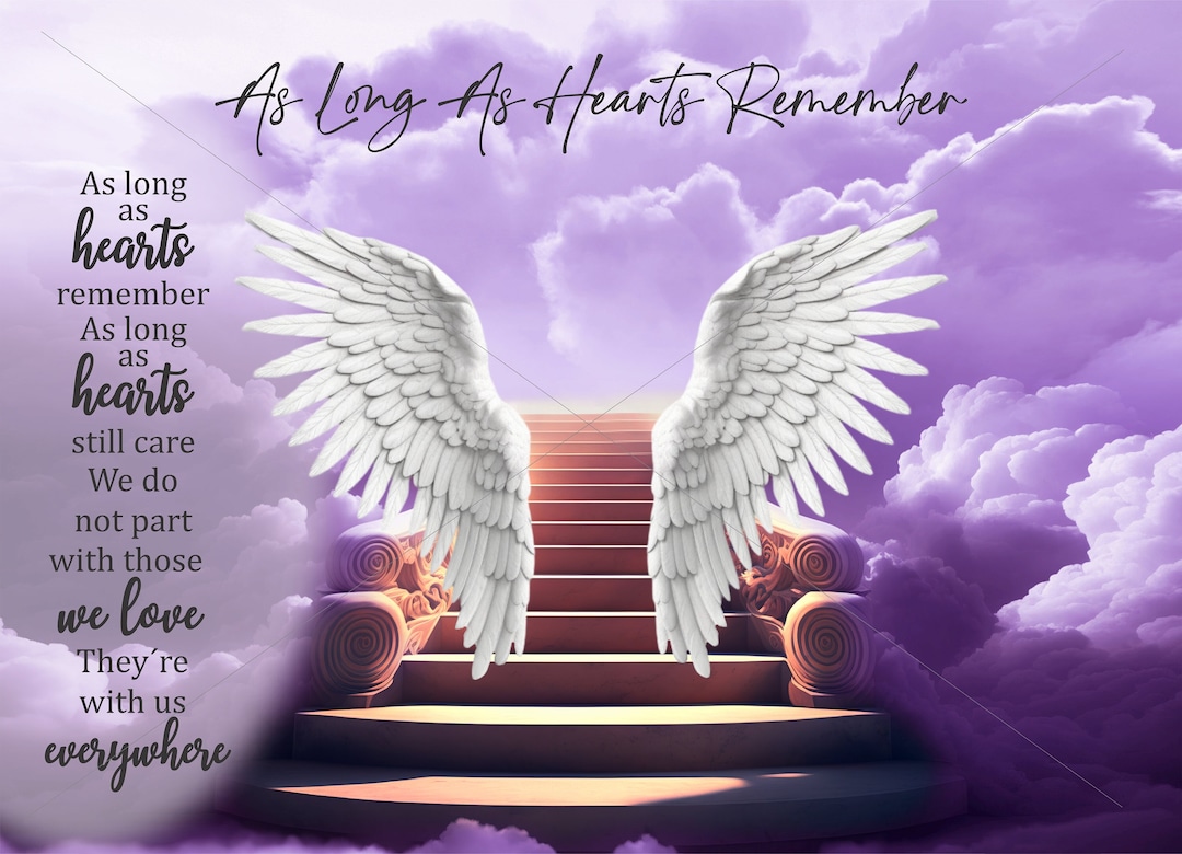 Memorial Poem PNG, Add Pictures and Names, in Loving Memory PNG, as ...
