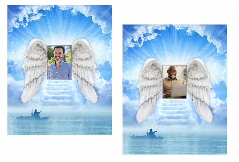Fisherman Memorial Background in Loving Memory PNG Cloud - Etsy