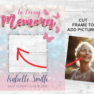 In Loving Memory PNG Pink Heaven, Glitter Memorial, Instant Download ...