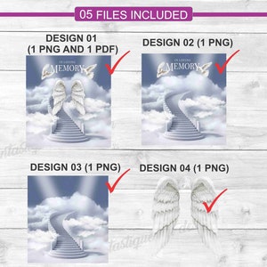 BLUE in Loving Memory PNG Memorial Template Add (Download Now) - Etsy