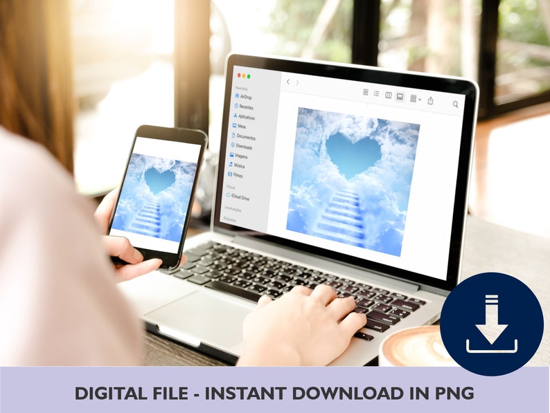 In Loving Memory PNG Memorial PNG Background Heart Cloud and - Etsy