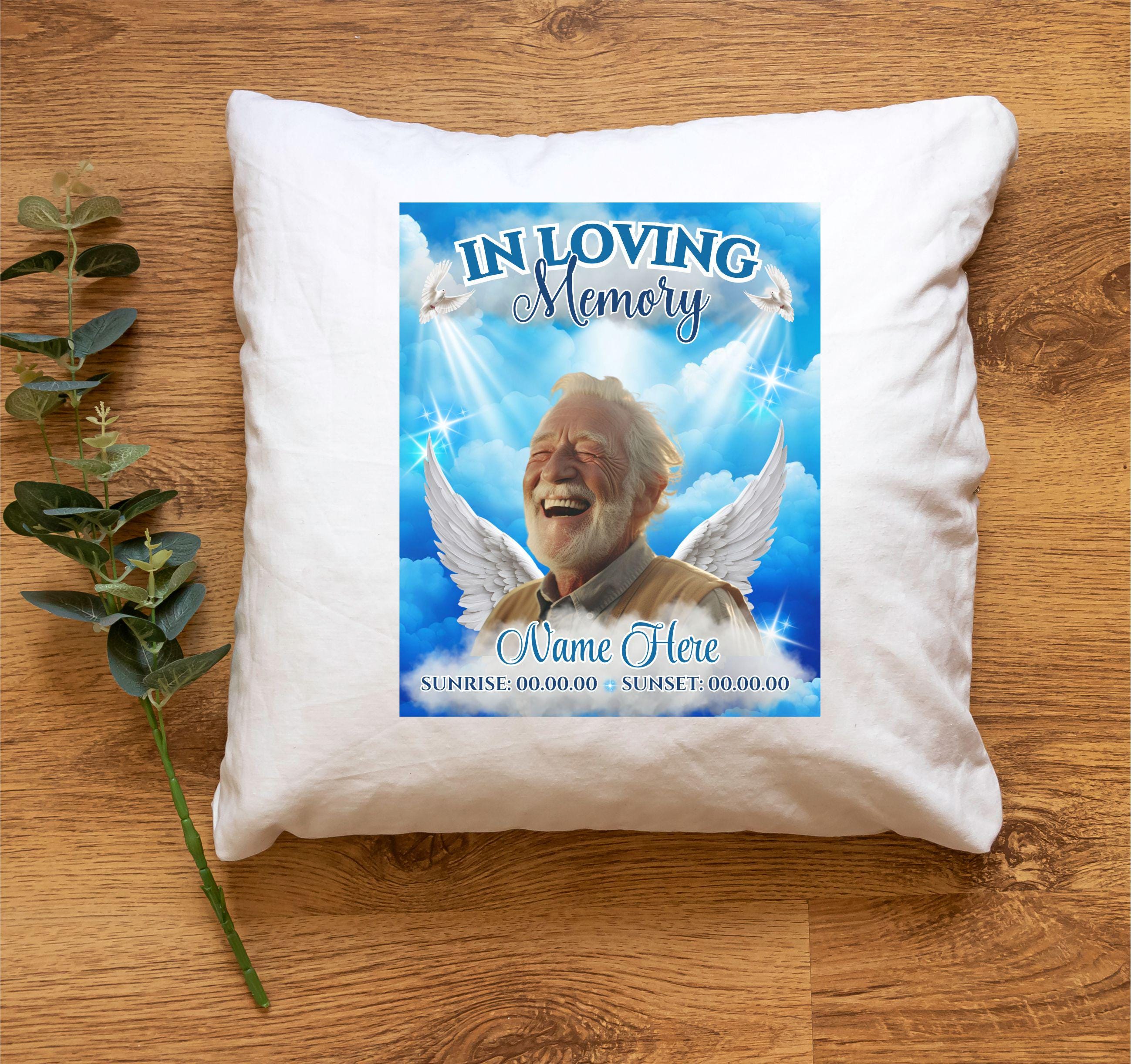 In Loving Memory PNG, Blue Memorial EDITABLE Template Stairs to Heaven ...