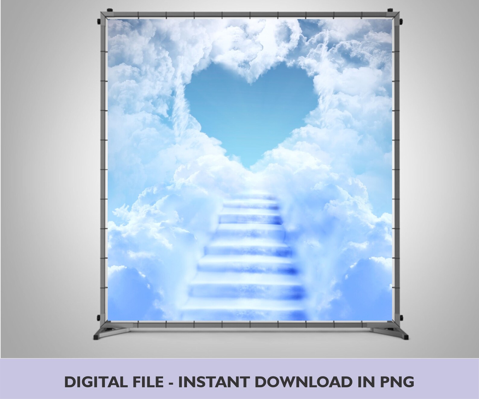 In Loving Memory PNG Memorial PNG Background Heart Cloud and - Etsy