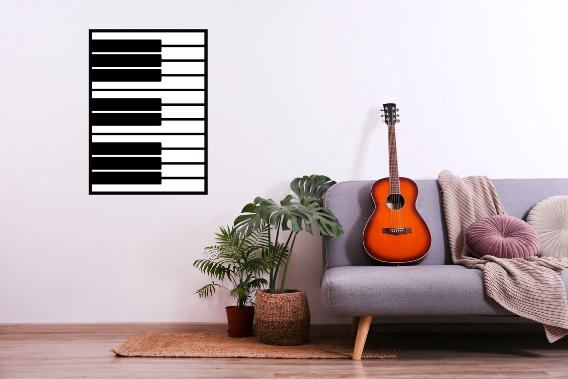 Piano Poster, Piano Wall Art, Piano Keys Print, Keyboard Gift, Birthday ...