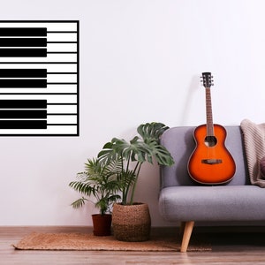 Piano Poster, Piano Wall Art, Piano Keys Print, Keyboard Gift, Birthday ...