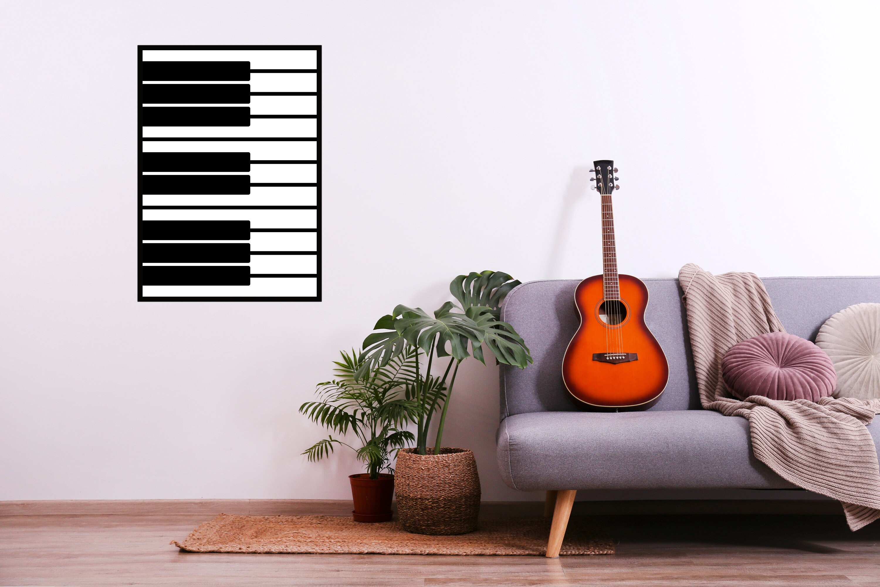 Piano Poster, Piano Wall Art, Piano Keys Print, Keyboard Gift, Birthday ...