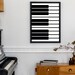 Piano Poster, Piano Wall Art, Piano Keys Print, Keyboard Gift, Birthday ...
